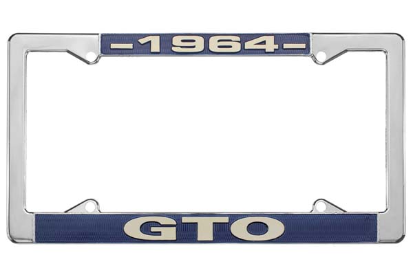 License Plate Frame, 1964 GTO @ RESTOPARTS.com